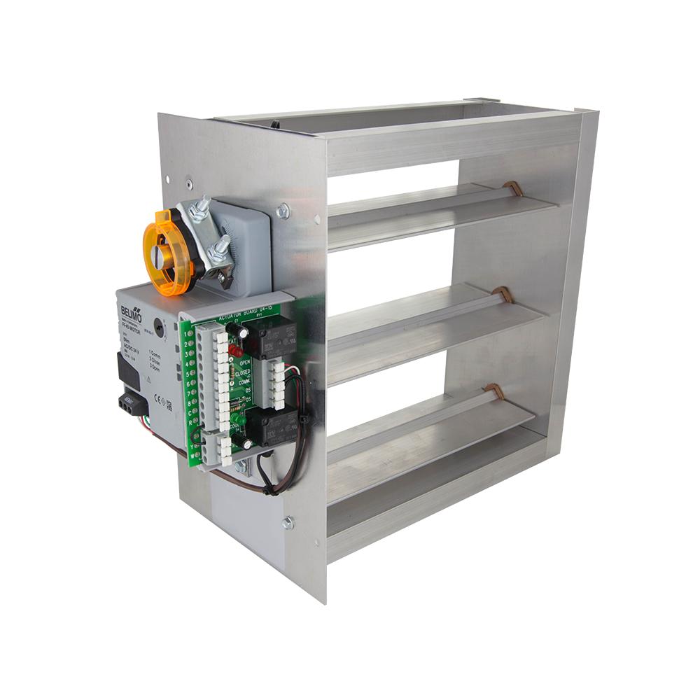 iO HVAC Controls ZD-XXXX Modulating Commercial Zone Damper, Rectangular ...